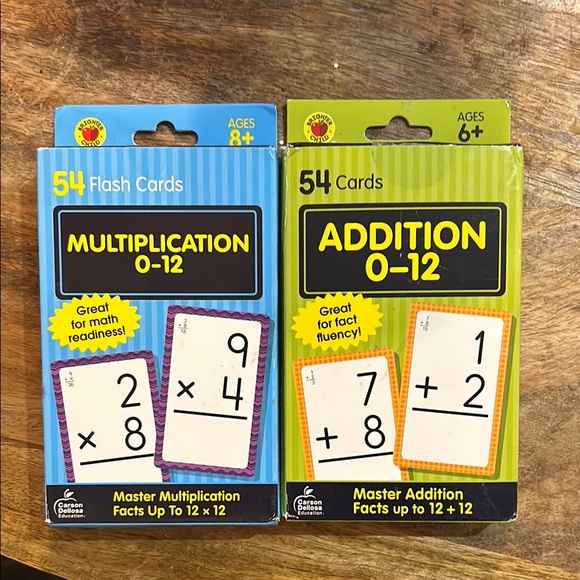carso dellosa | Toys | Carson Dellosa Multiplication And Addition Flash ...